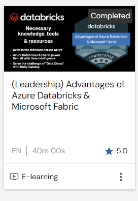 Azure Databricks & Microsoft Fabric, Databricks Da... - Databricks Community - 82374